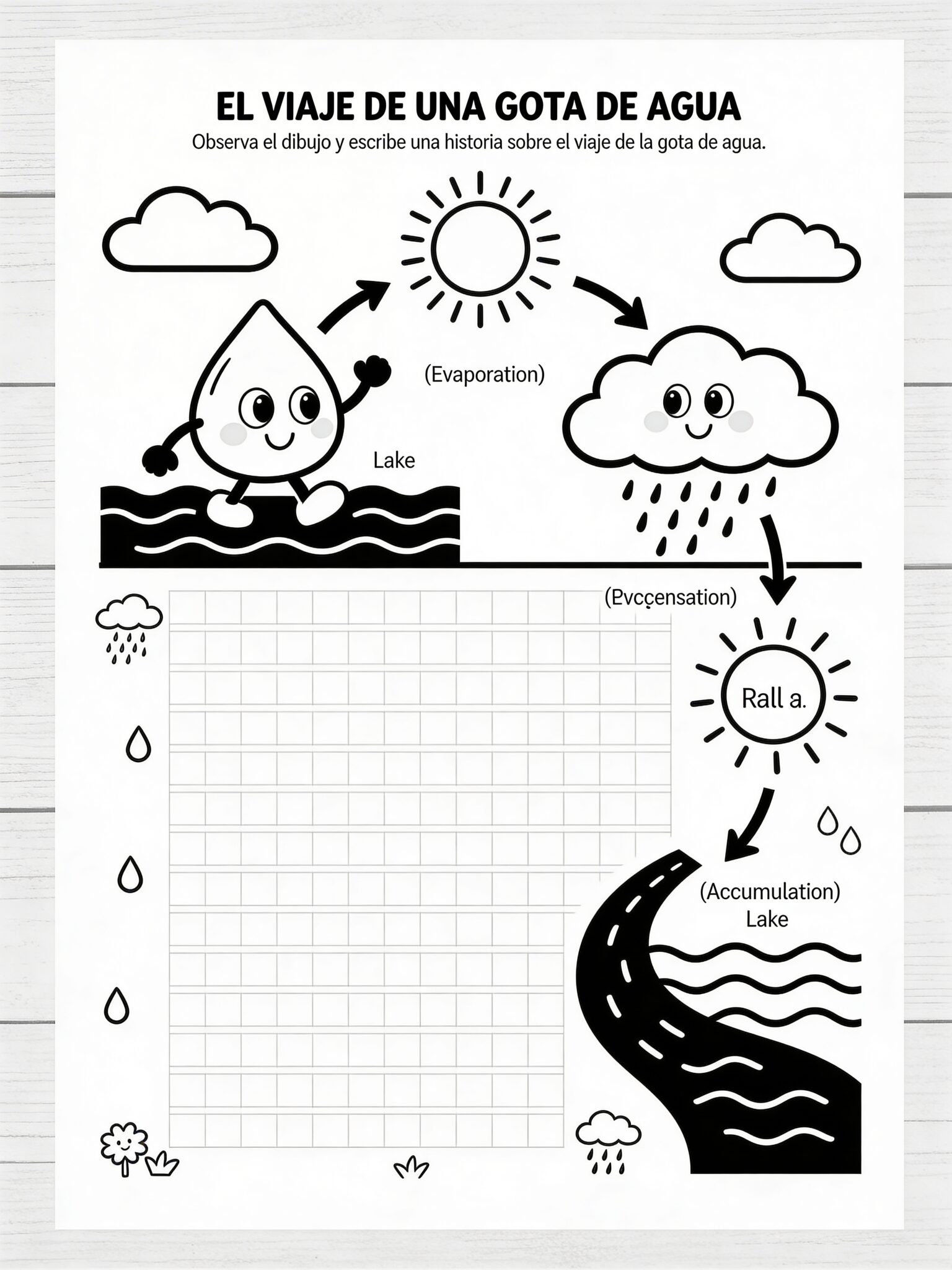 Cuadernito Fichas Ciclo del Agua (29) - Imagenes Educativas