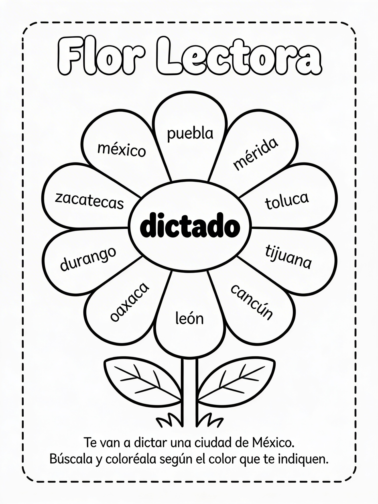 Dictados En Flor Para Primavera 5 Imagenes Educativas