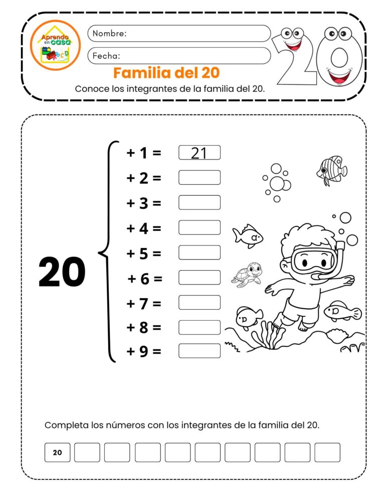 La familia de los números (2) - Imagenes Educativas