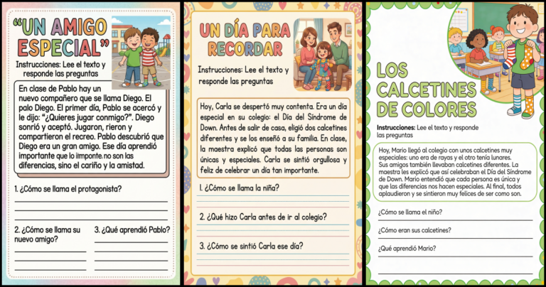 Divertida actividad lectora: Lee y colorea - Imagenes Educativas