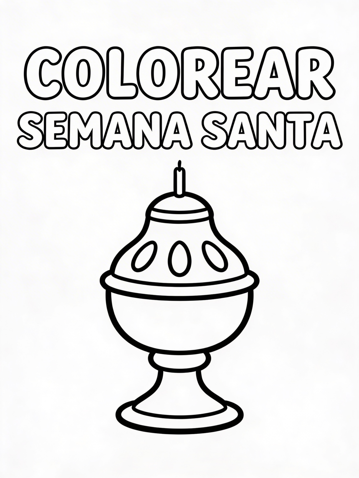 Semana Santa Colorear (15) - Imagenes Educativas