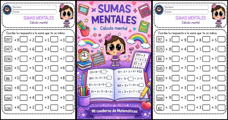 Guía visual de palabras clave para operaciones matemáticas - Imagenes ...