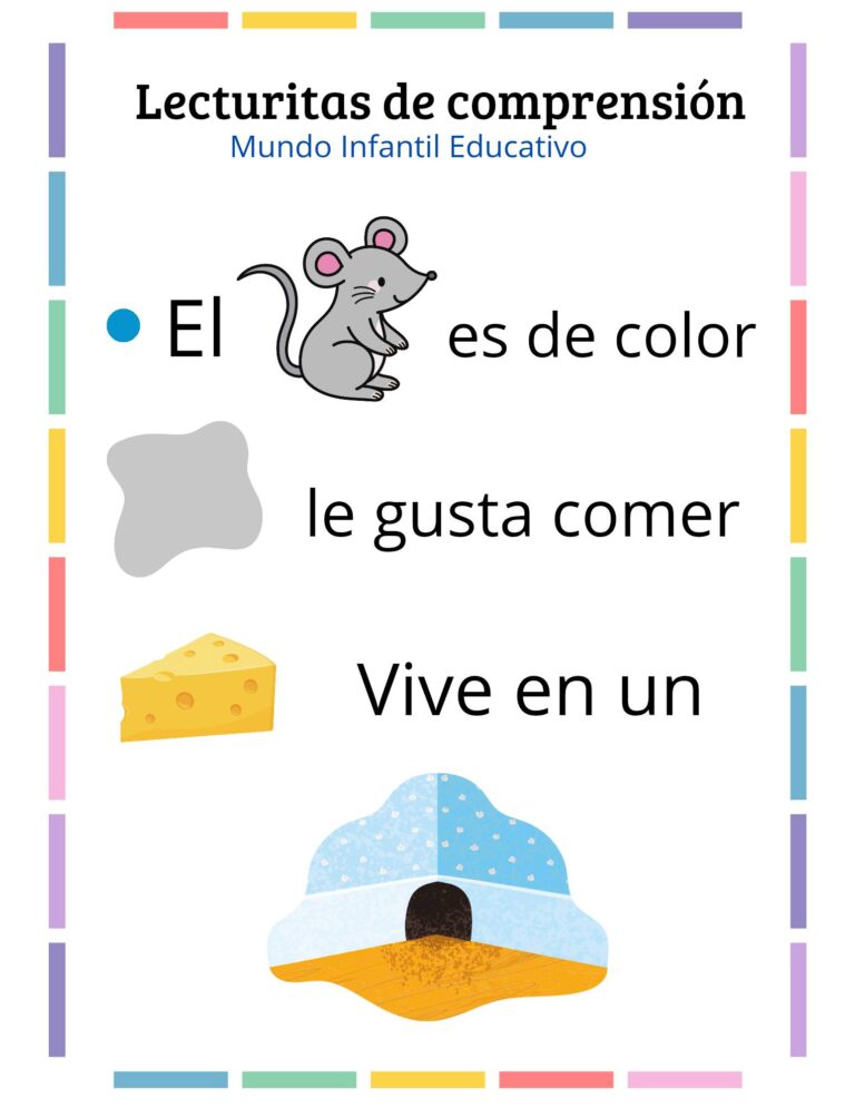Lecturitas con pictogramas para Infantil - Imagenes Educativas