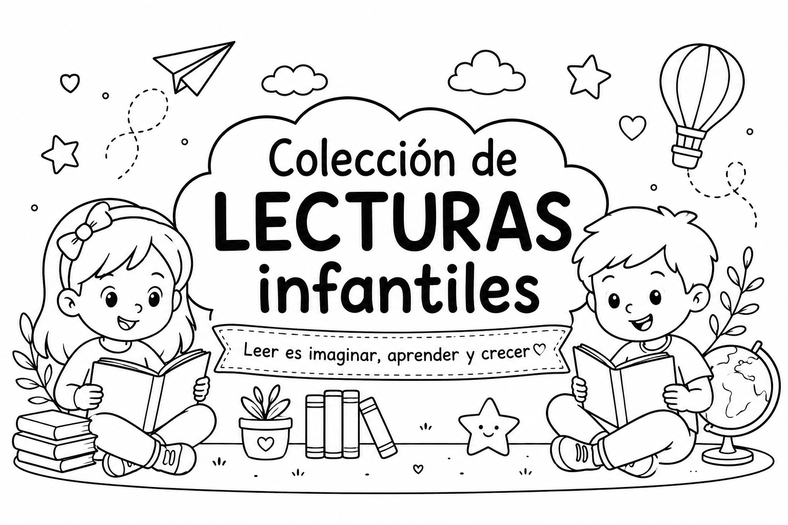 Divertida actividad lectora: Lee y colorea - Imagenes Educativas