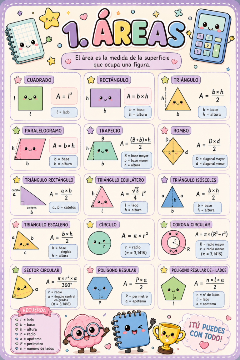 Llavero matemático para Imprimir - Imagenes Educativas